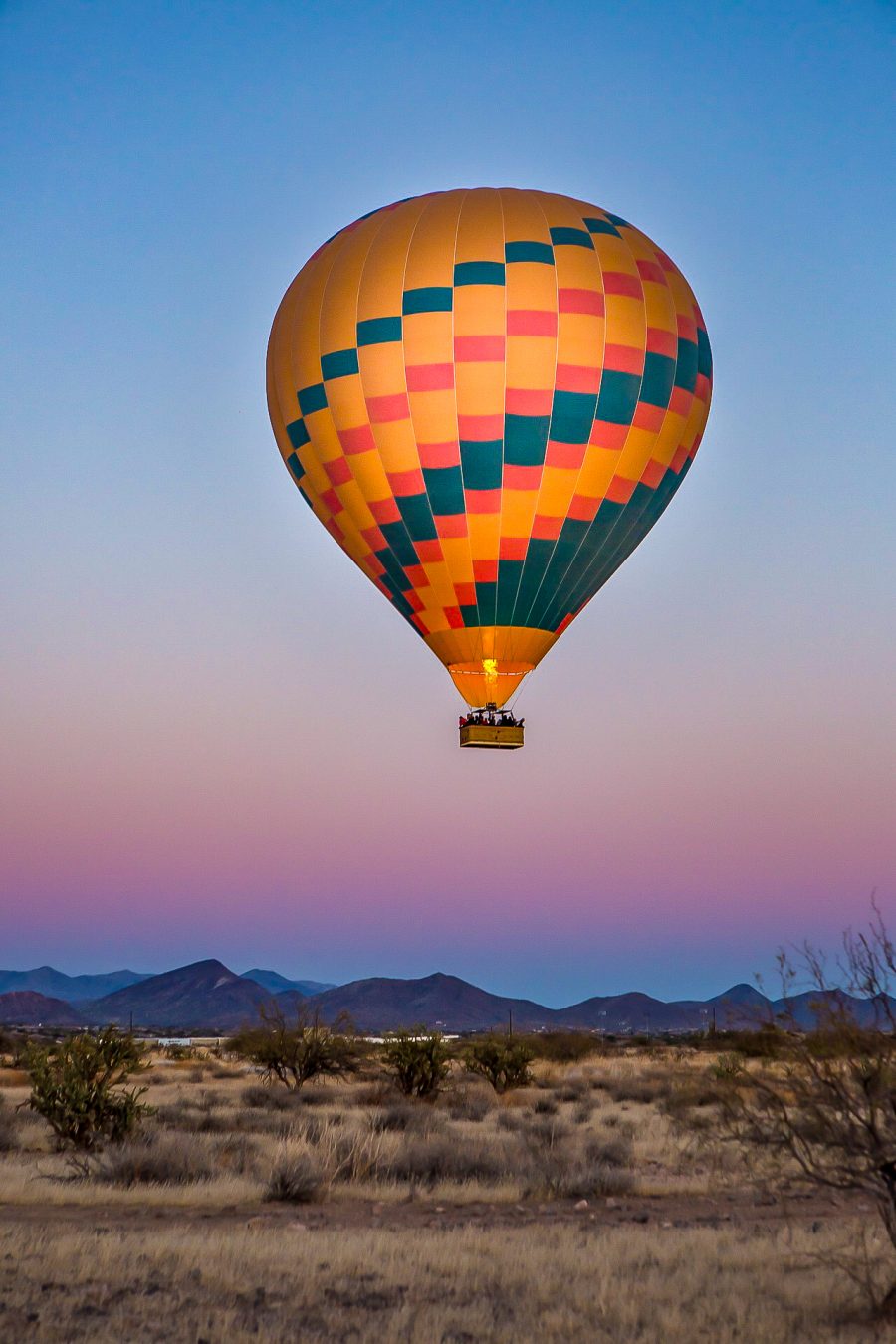 Soar Over Arizona's Sonoran Desert At Sunset with Float Balloon Tours